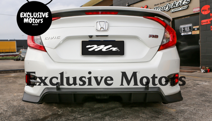 Type-R Rear Diffuser Lip for Honda Civic Sedan 2016-2021 – Exclusive Motors