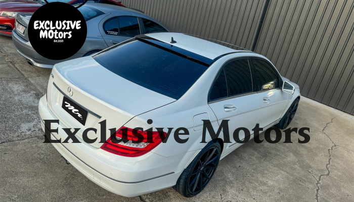 AMG Rear Roof Spoiler Black for Mercedes C-Class W204 Sedan 2007-2014 ...