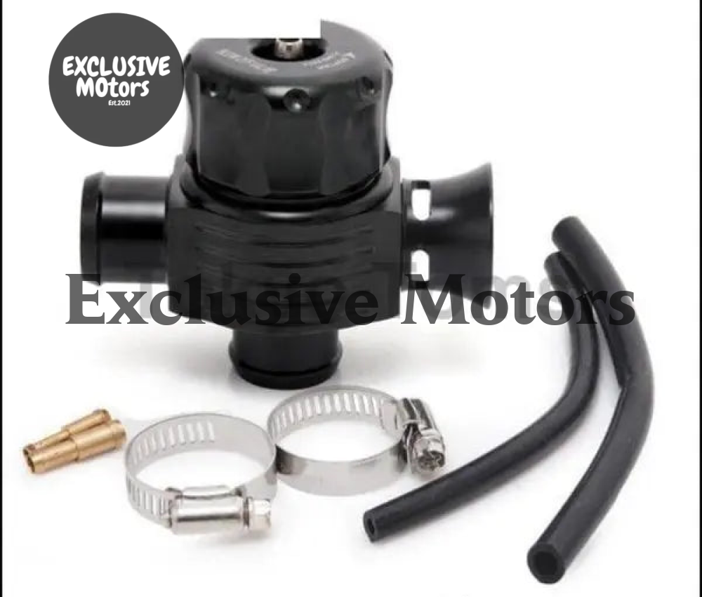 25Mm Universal Dual Port Blow Off Valve (Black) Diverter Valve Dump Va ...