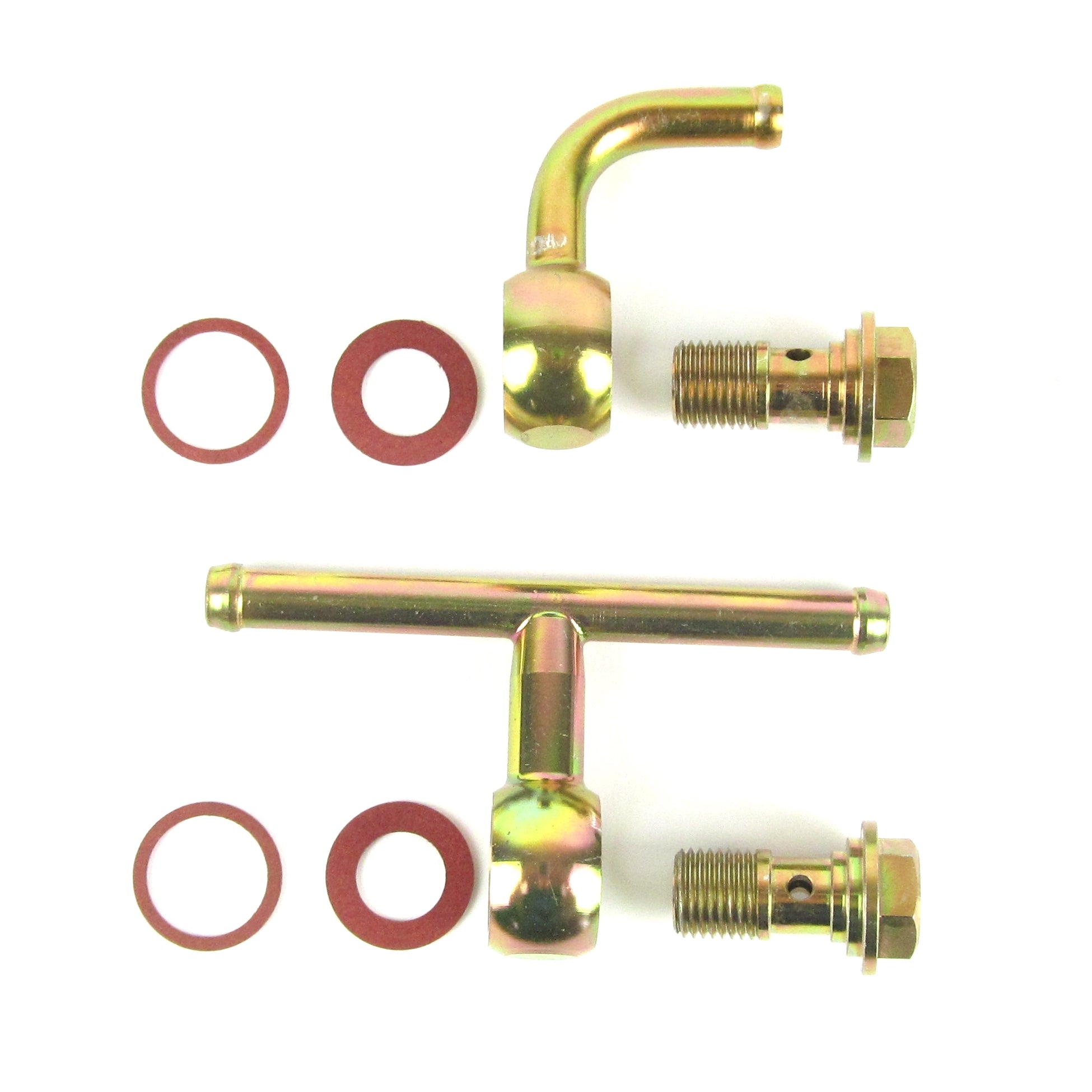 Fuel Banjo Set for Twin Sidedraft DHLA Carbs – Exclusive Motors