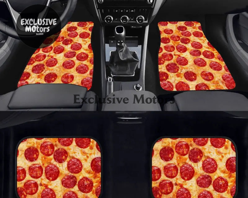 Custom Pepperoni Pizza Floor Mats – Exclusive Motors