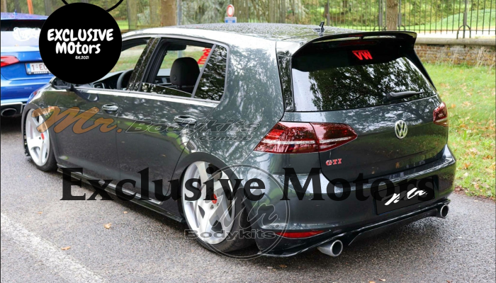 Black Rear Spoiler for Volkswagen Golf GTI/R 2012-2021 Clubsport ...