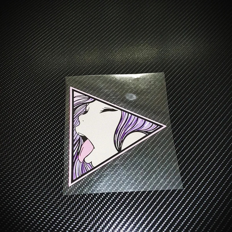 Anime Girl Lick Sticker Decal – Exclusive Motors