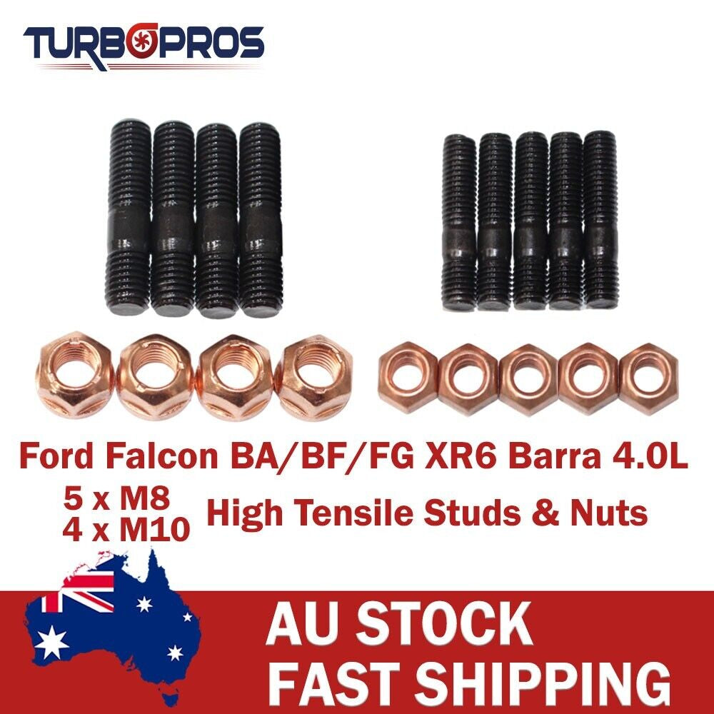 High Tensile Turbo Charger Stud Kit for Ford Falcon XR6 BA/BF/FG Barra ...