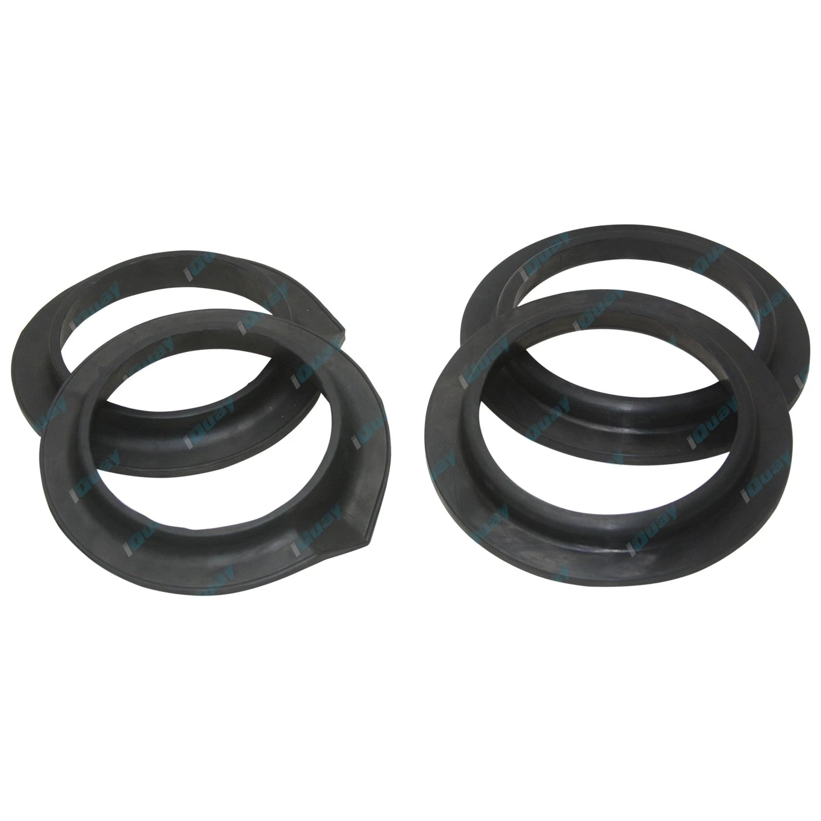 Set Front+Rear Rubber Coil Spring Seat Insulators for Patrol GQ Y60 GU ...