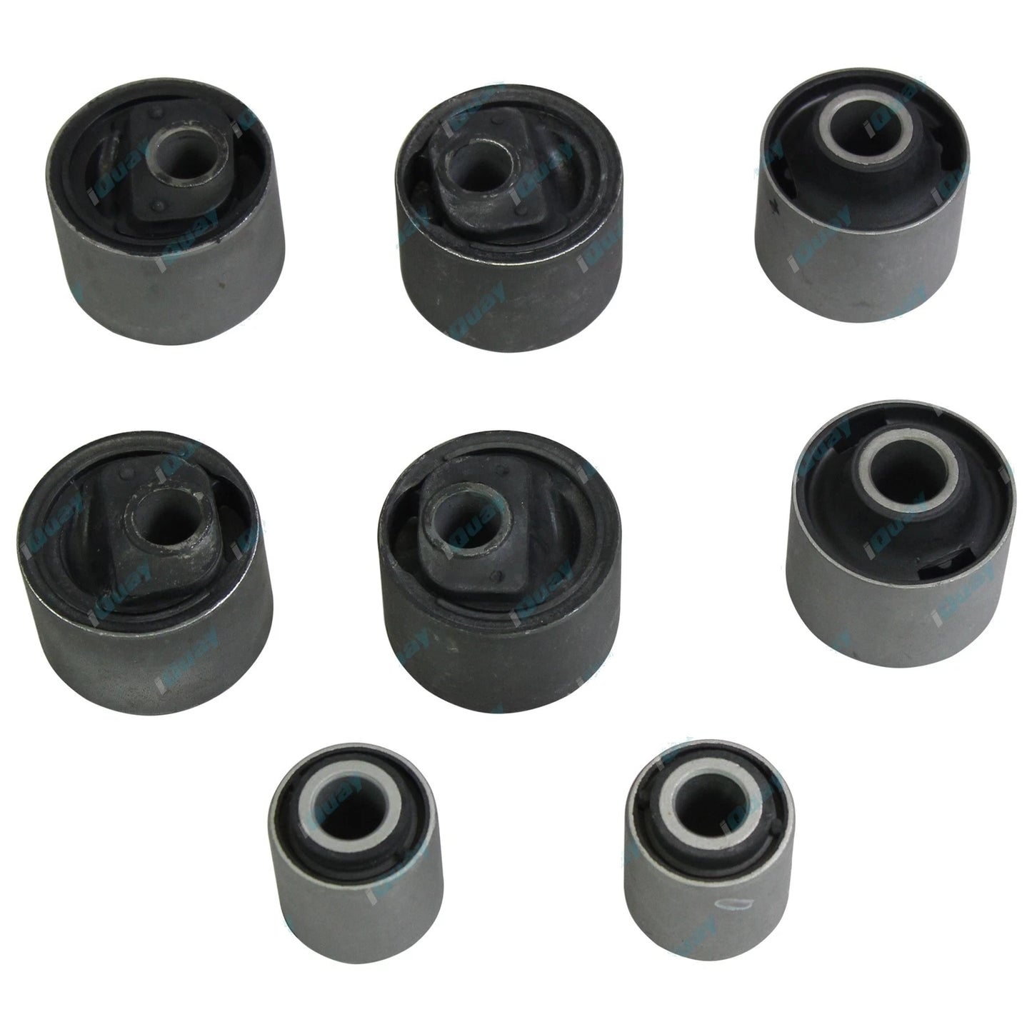 8pce Front Suspension Offset Castor Radius Arm Rubber Bush Kit for Lan ...