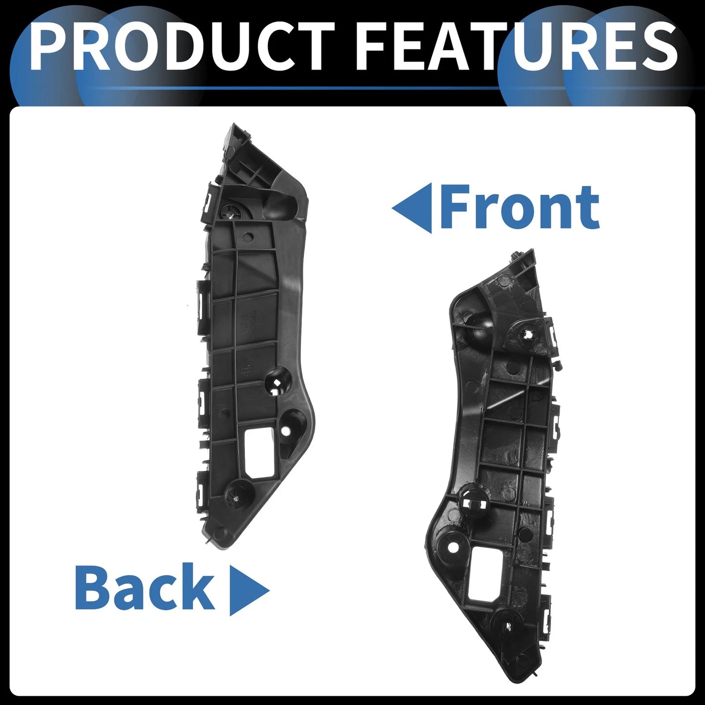 Left Front Bumper Retainer Bracket for Toyota RAV4 (2013-2018 ...