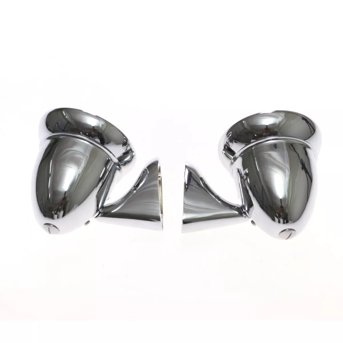 Chrome Bullet Style Door Fender Mirror for MG MGB MGC GT Coupe Roadste ...