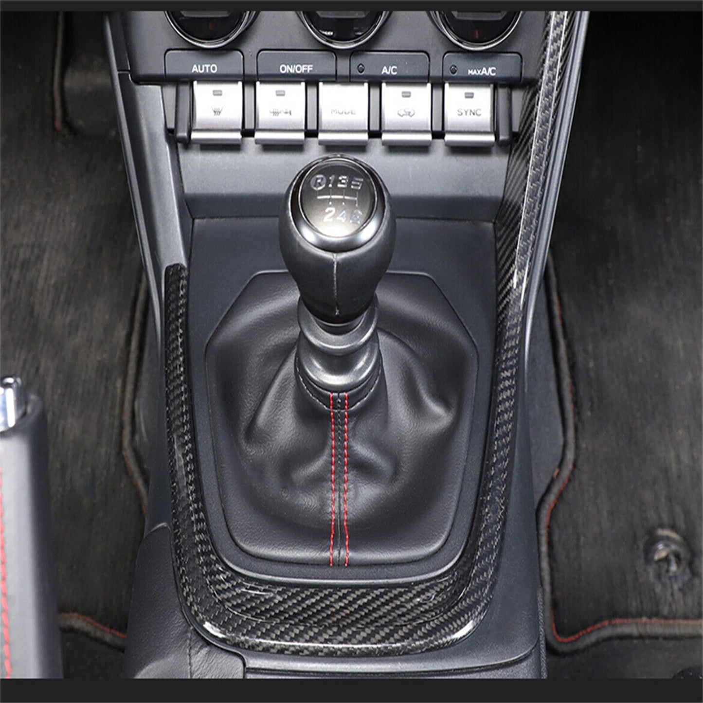 Gear Shifter Frame Trim for Subaru BRZ, Toyota 86 (2022-2024) Carbon F ...