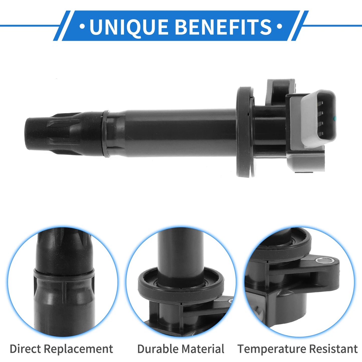 Ignition Coil Pack for Toyota Yaris/Vitz 2005-2022 (2 x Ignition Coils ...
