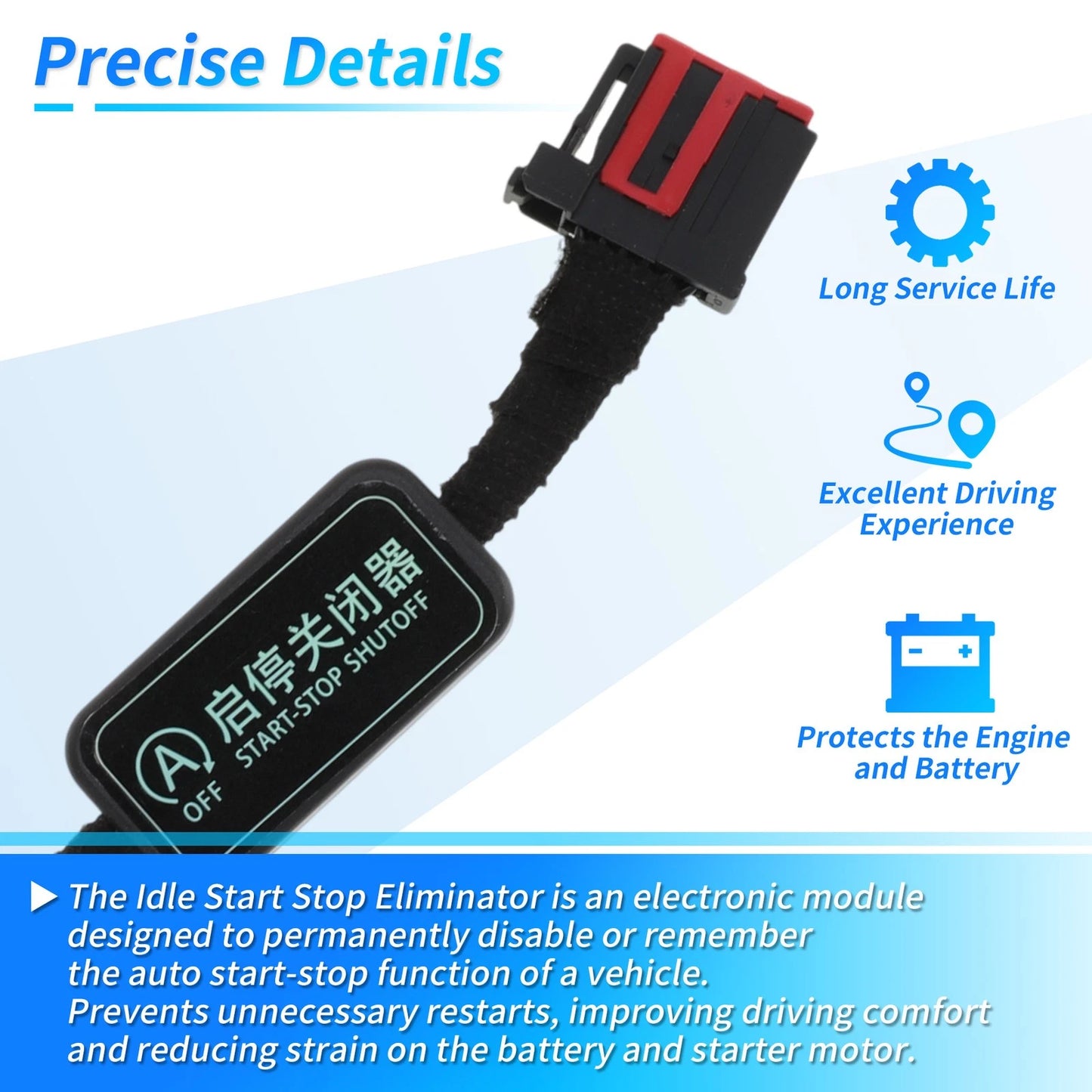 Idle Start Stop Eliminator for Ford F150 2021-2025 Auto Start/Stop Dis ...