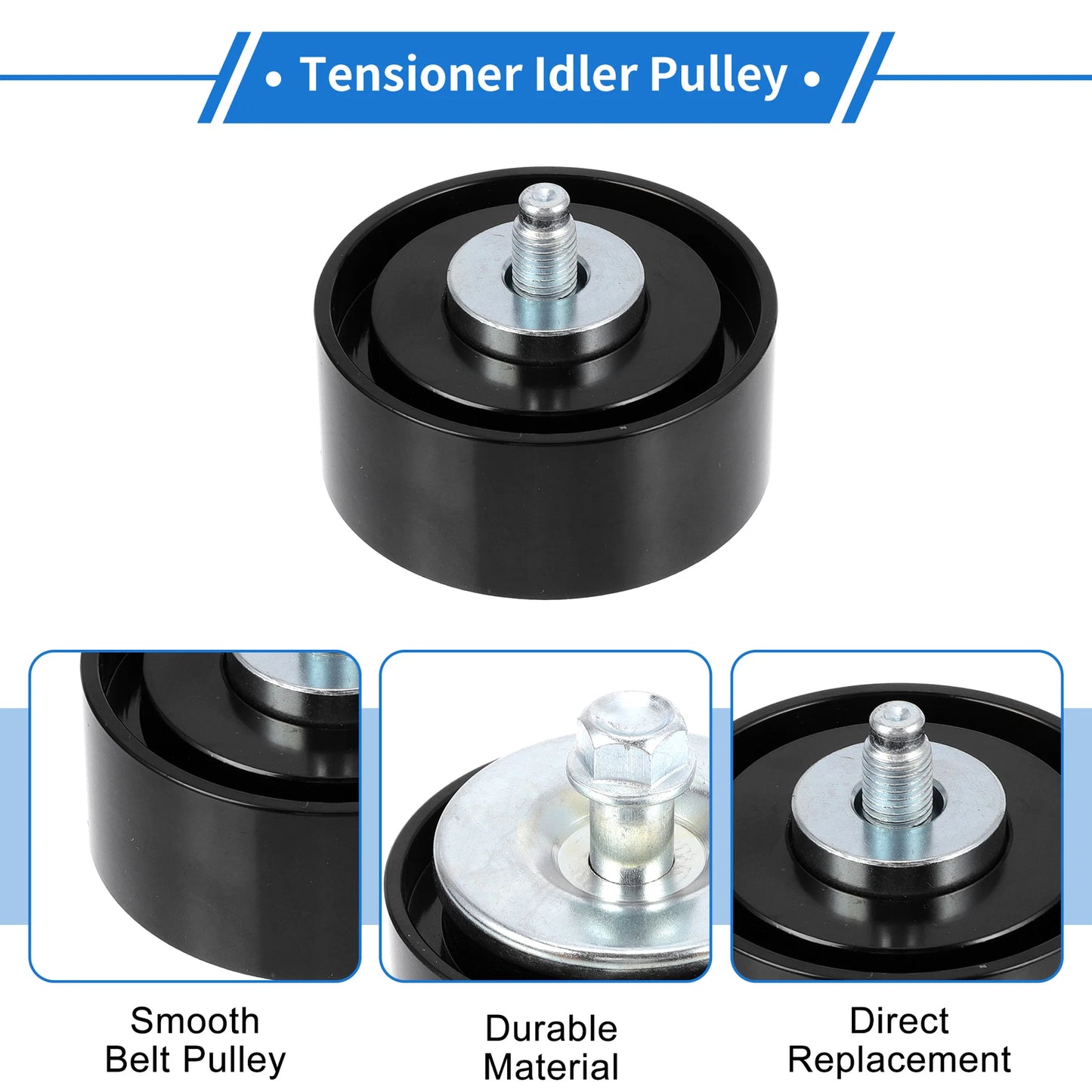 Drive Belt Idler Pulley for Toyota Tacoma 2005-2022 1 x Pulley ...