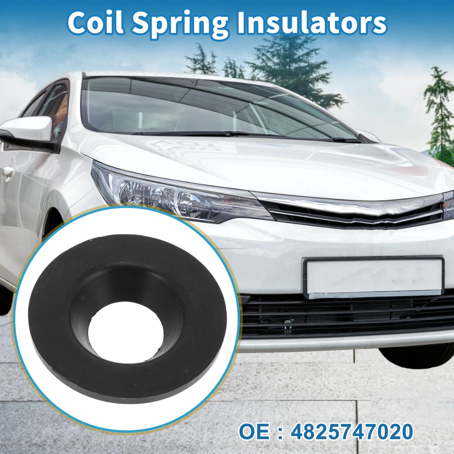 Upper Coil Spring Insulators for Toyota Corolla (2019-2024) 1 x Pc ...