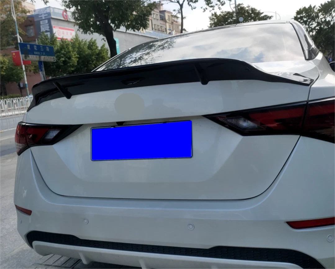 Rear Boot Spoiler Wing for Nissan Sentra 2020-2024 Glossy Black (2020 ...