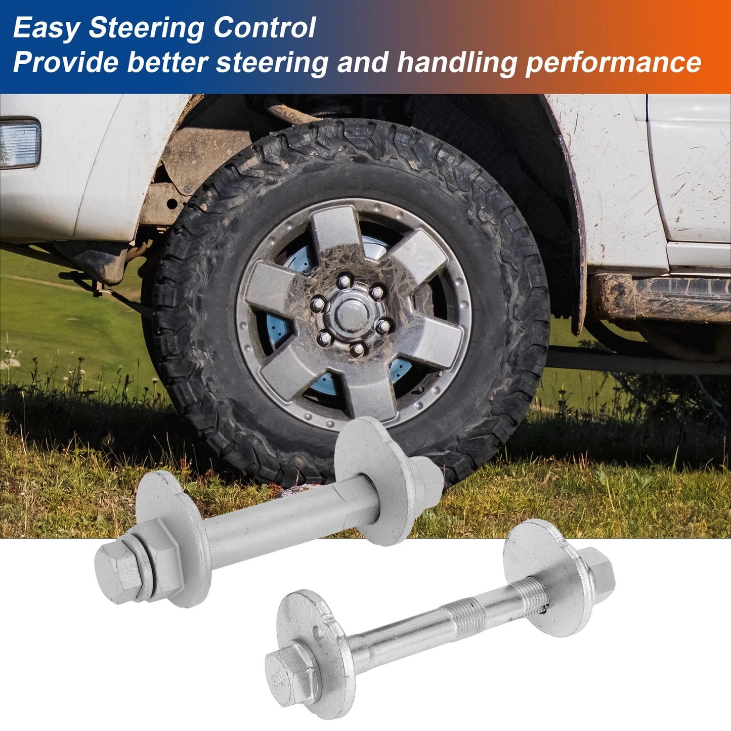 Front Camber Alignment Bolt for Toyota LandCruiser 2009-2022 (2 x Bolt ...