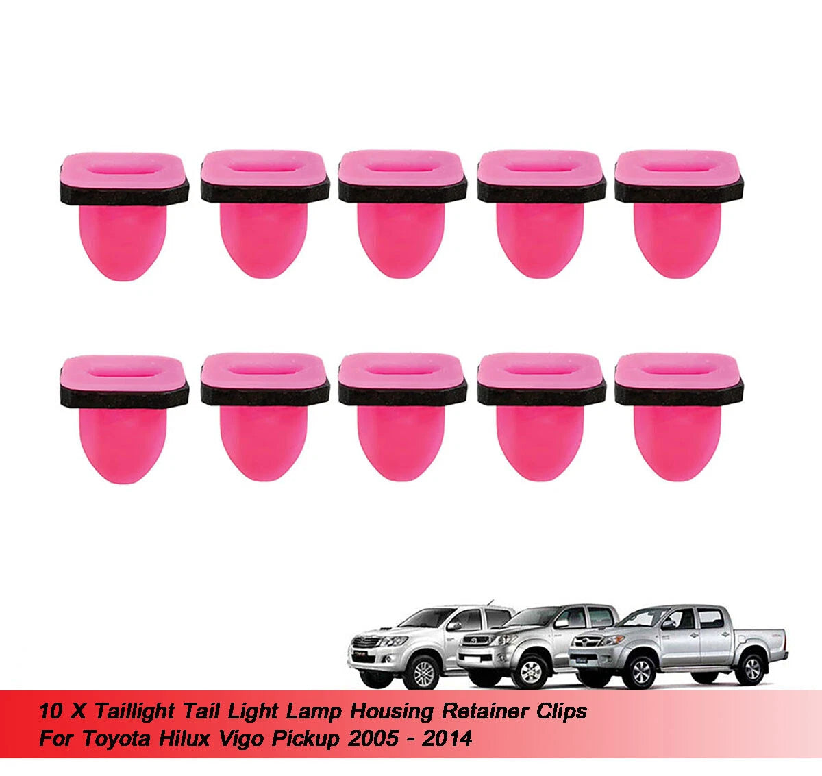 Tail Light Housing Retainer Clip for Toyota Hilux (2005-2014 ...