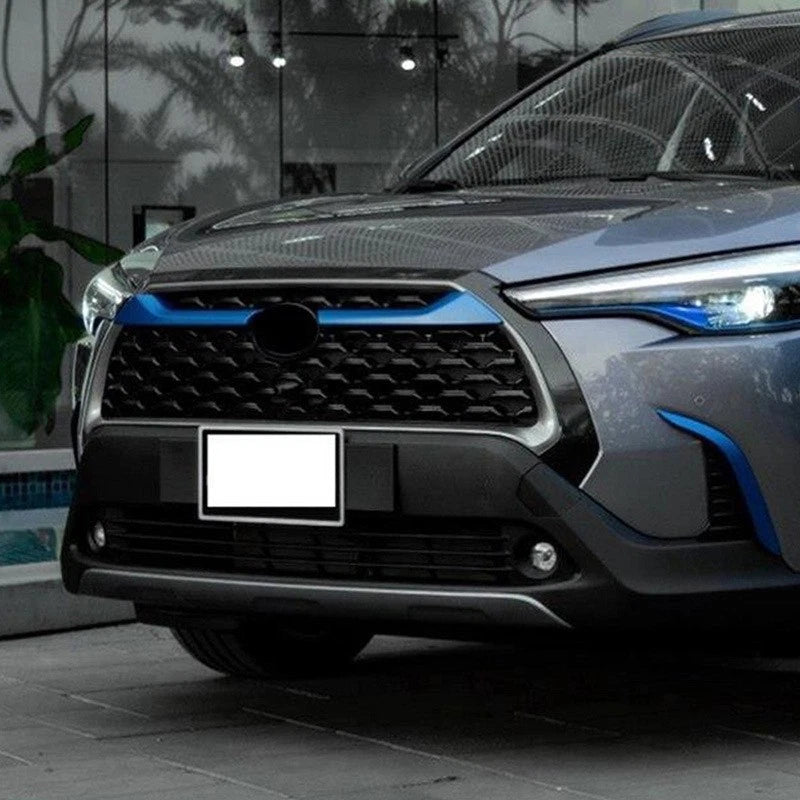 Front Center Mesh Grille Strip Trim for Toyota Corolla Cross (2020-202 ...
