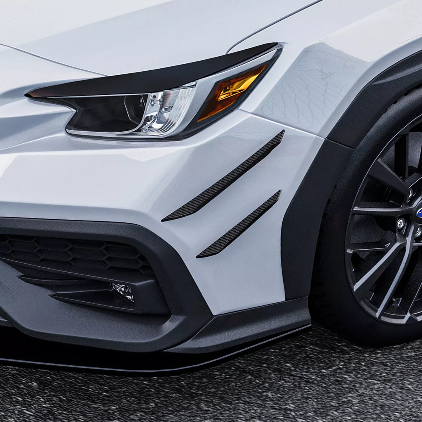 Front Bumper Side Air Vent Trims for Subaru WRX STI (2022-2025 ...