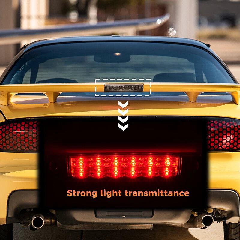 High Rise Spoiler for 93-02 Pontiac Firebird Trans Am WS6 with 3rd Bra ...