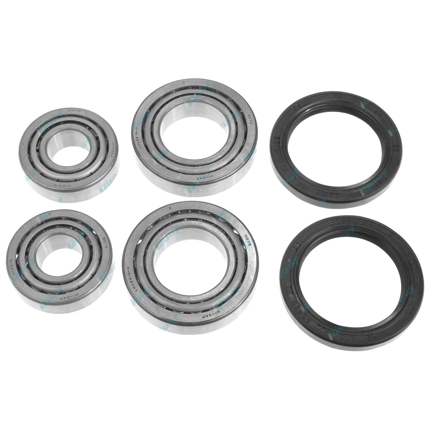 2 x Front Koyo Wheel Bearing Kits for Toyota Hilux YN55 YN56 YN57 YN58 ...