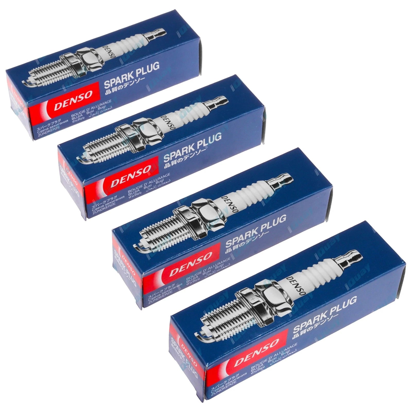 Set of 4 Nickel Spark Plugs for Hilux TGN16R 4 cyl 2.7L 2TR-FE 2005~20 ...